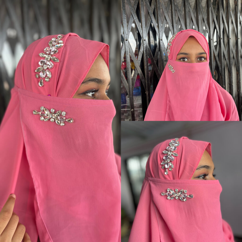 Candy Diamond hijab and nakab set - Abaya House